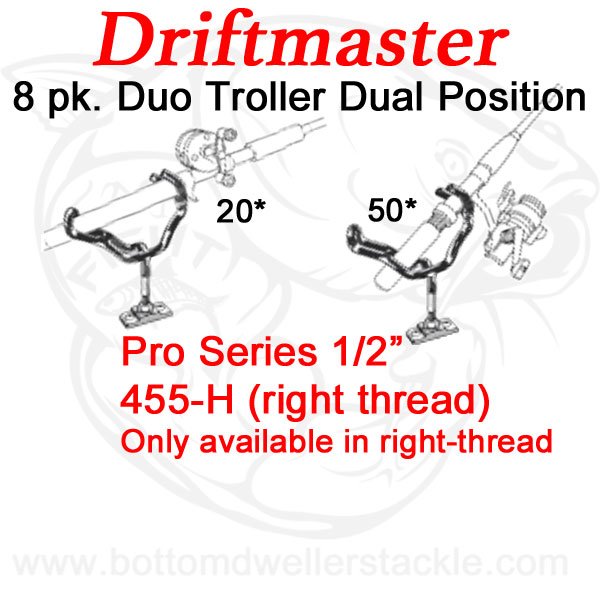Driftmaster Pro Series Duo Rod Holders 455-H 8 pack deal – Bottom ...