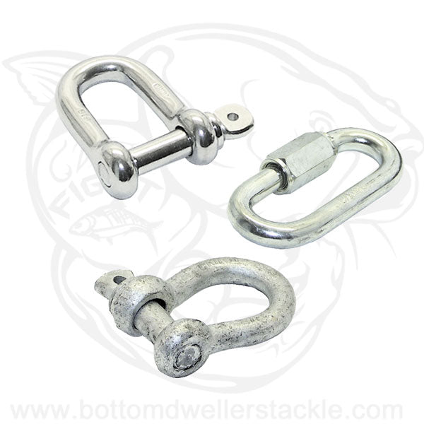 Invincible Marine Anchor Shackles and Quick Links – Bottom Dwellers Tackle